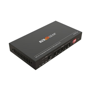 BZBGEAR 4x1 4K UHD HDMI Seamless Switcher/Quad MultiViewer with Audio De-embedder - Walmart.com