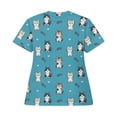 Binienty Scrub Tops with Pockets for Women, Soft Stretch, Easy Care V ...