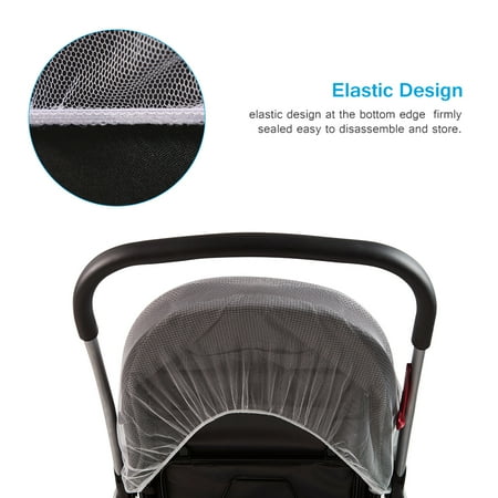 Sonew Baby Cart Full Cover Mosquito Net,Universal Stroller Mosquito Net,Lovely Baby Stroller ...