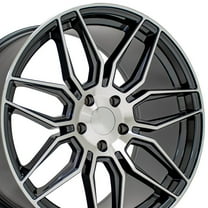 OE Wheels CV31 17 Inch Rim Fits Corvette C7 ZR1 Style 5x120.65 17x9.5 ...