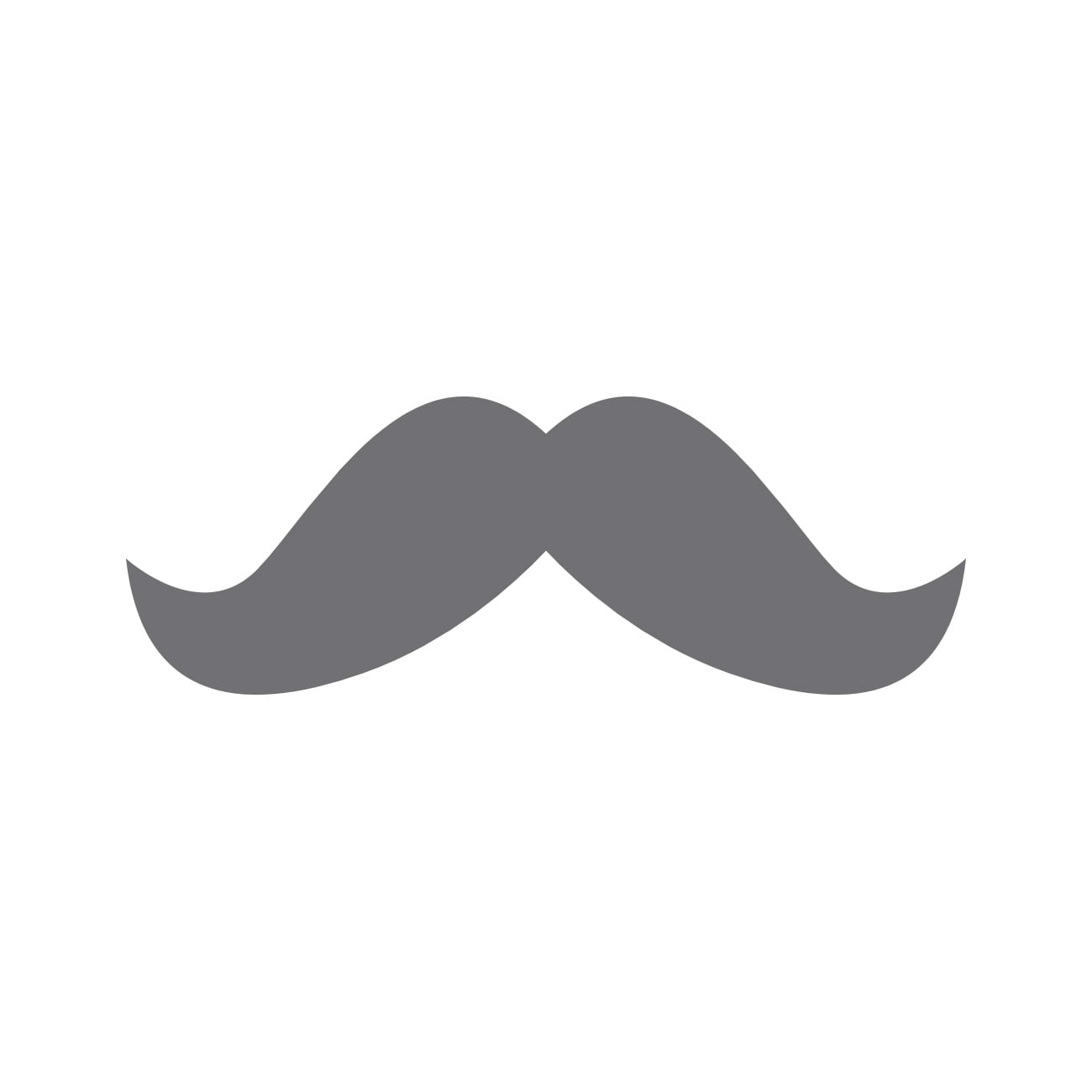 Mustache Sticker Decal Die Cut - Self Adhesive Vinyl - Weatherproof ...