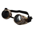 Steampunk Style Goggles Round Circle Adjustable Strap Costume Copper ...