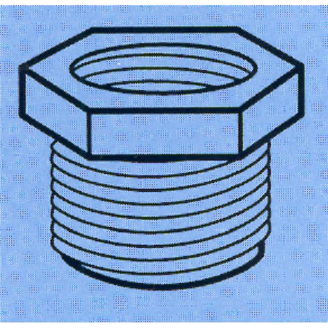 1/2X1/8" Blk Merchant Steel Bushing, Smith-Cooper International, EACH ...