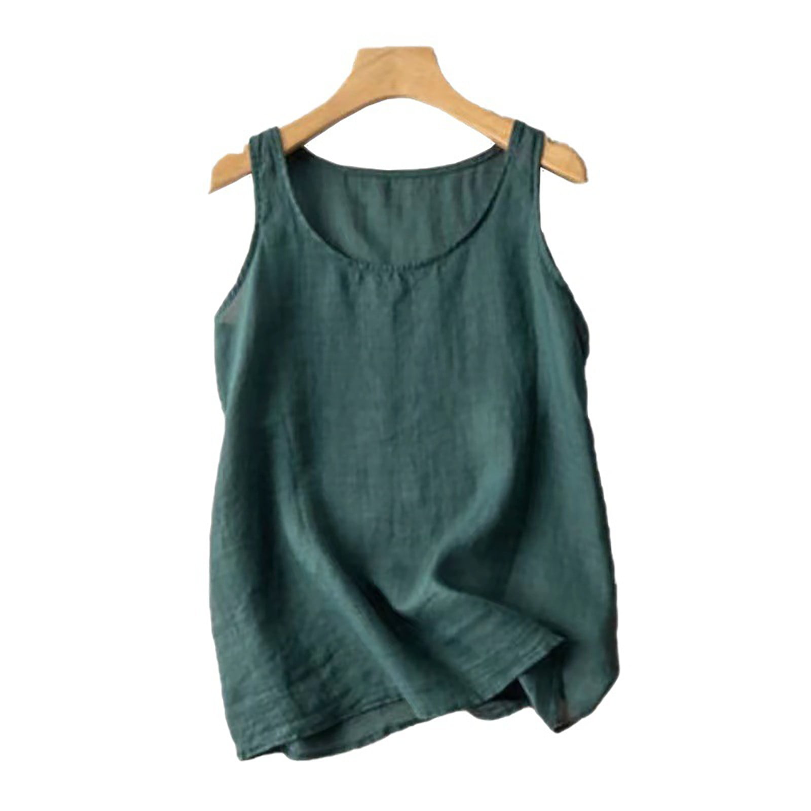 Click here for Jsaierl Cotton Linen Tank Tops For Women 2024 Summ... prices