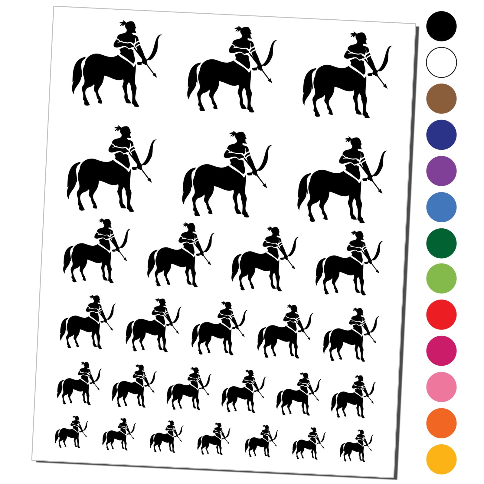 Centaur Mythical Creature Half Horse Man Saggitarius Water Resistant ...