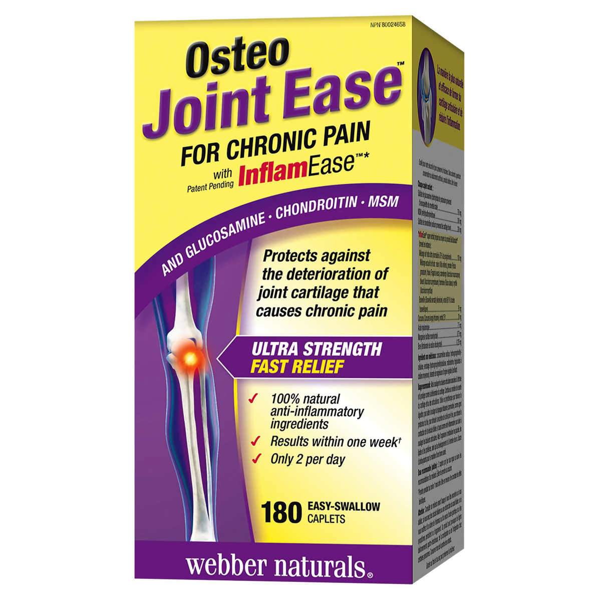 Click here for Webber Naturals Osteo Joint Ease  180 Caplets 180... prices