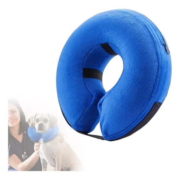 Collar Inflable De Recuperación Isabelino Para Perros Y Gato | Walmart ...