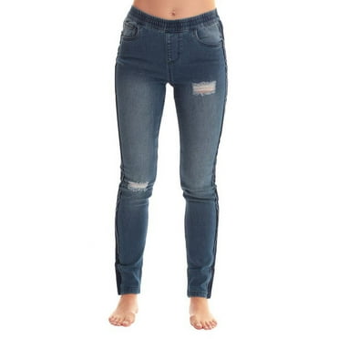 Just Love Denim Wash Ripped Jeggings for Women - Walmart Business Supplies