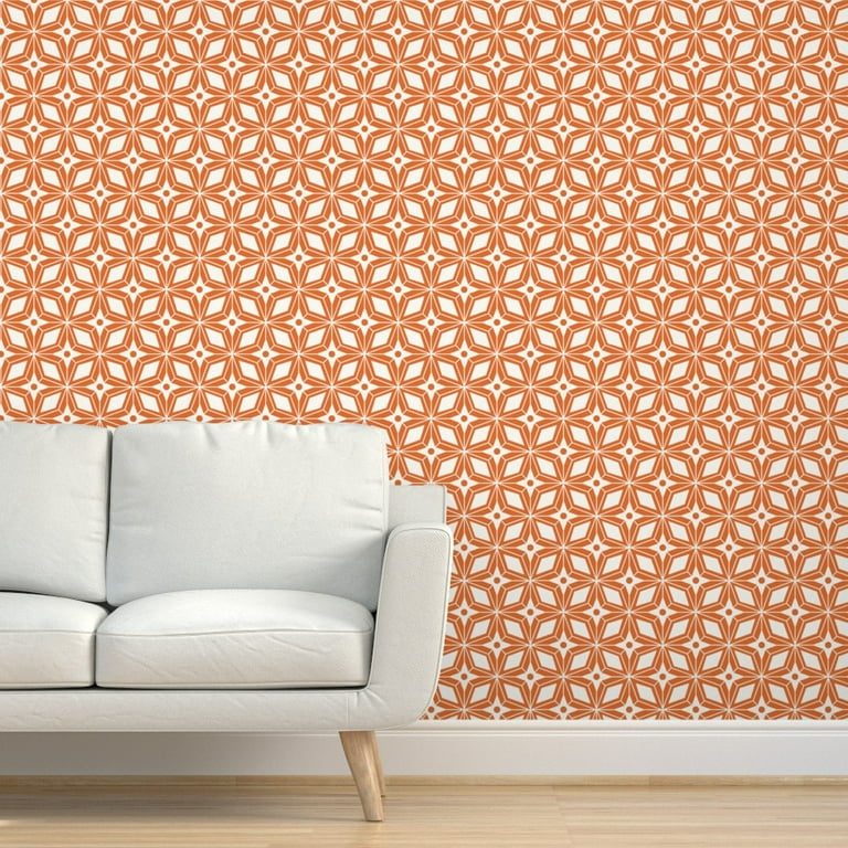 Vintage Diamond Pattern Wallpaper