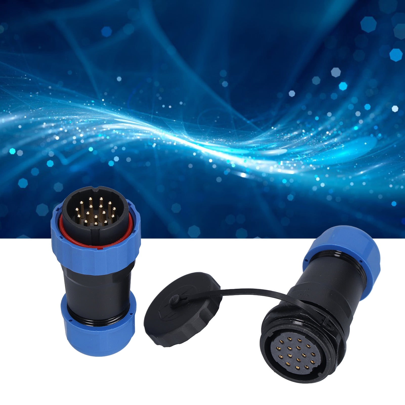 Buy Waterproof Aviation Cable Connector Socket, Solid Pin Oxidation ...