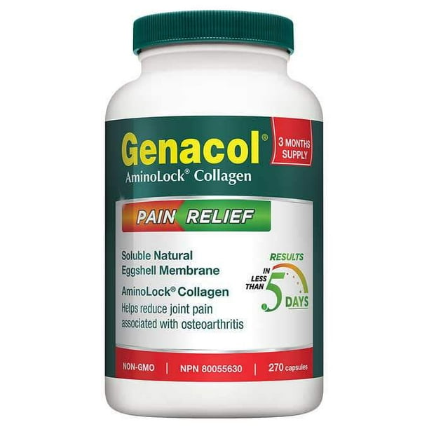 Genacol Pain Relief - 270 Capsules - Walmart.ca