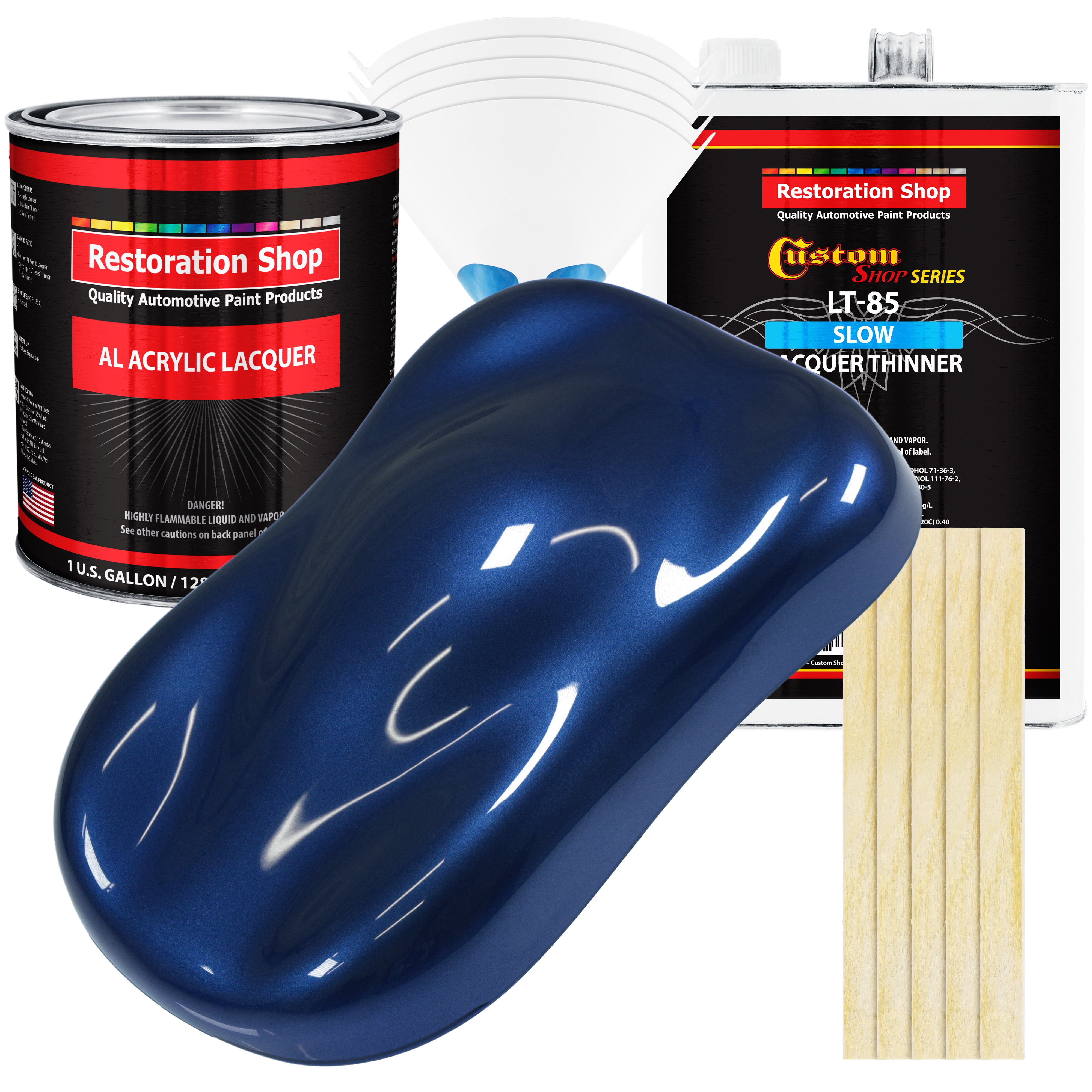 Restoration Shop - Daytona Blue Metallic Acrylic Lacquer Auto Paint ...