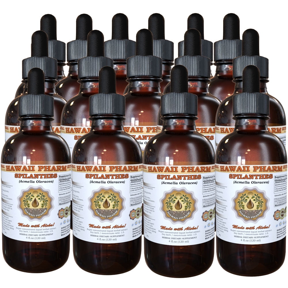 Spilanthes (Acmella oleracea) Tincture, Organic Dried Leaf, Flowers and ...