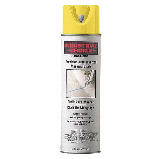 Rust-Oleum Inverted Marking Chalk,20 oz,Yellow 205234 - Walmart.com