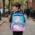 Jeiento Axolotl Backpack for Girls 17 Inch Lightweight School Bag with ...