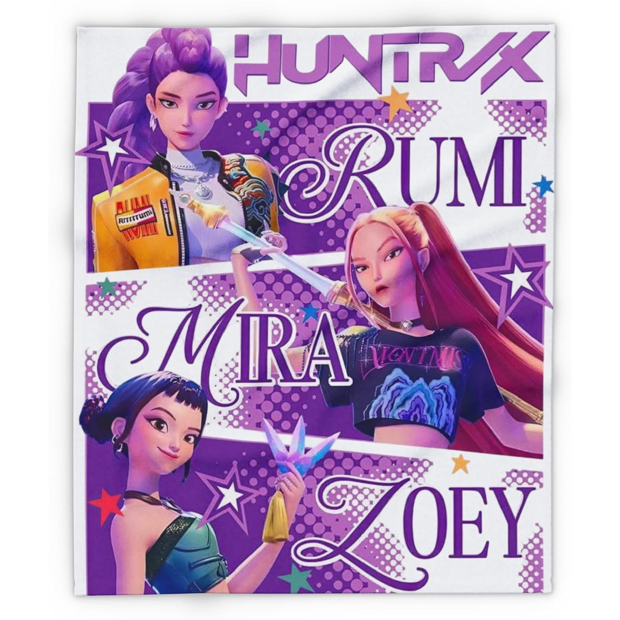 Click here for Walfour K  Pop  Trio Girls Hunters Fleece Blanket... prices