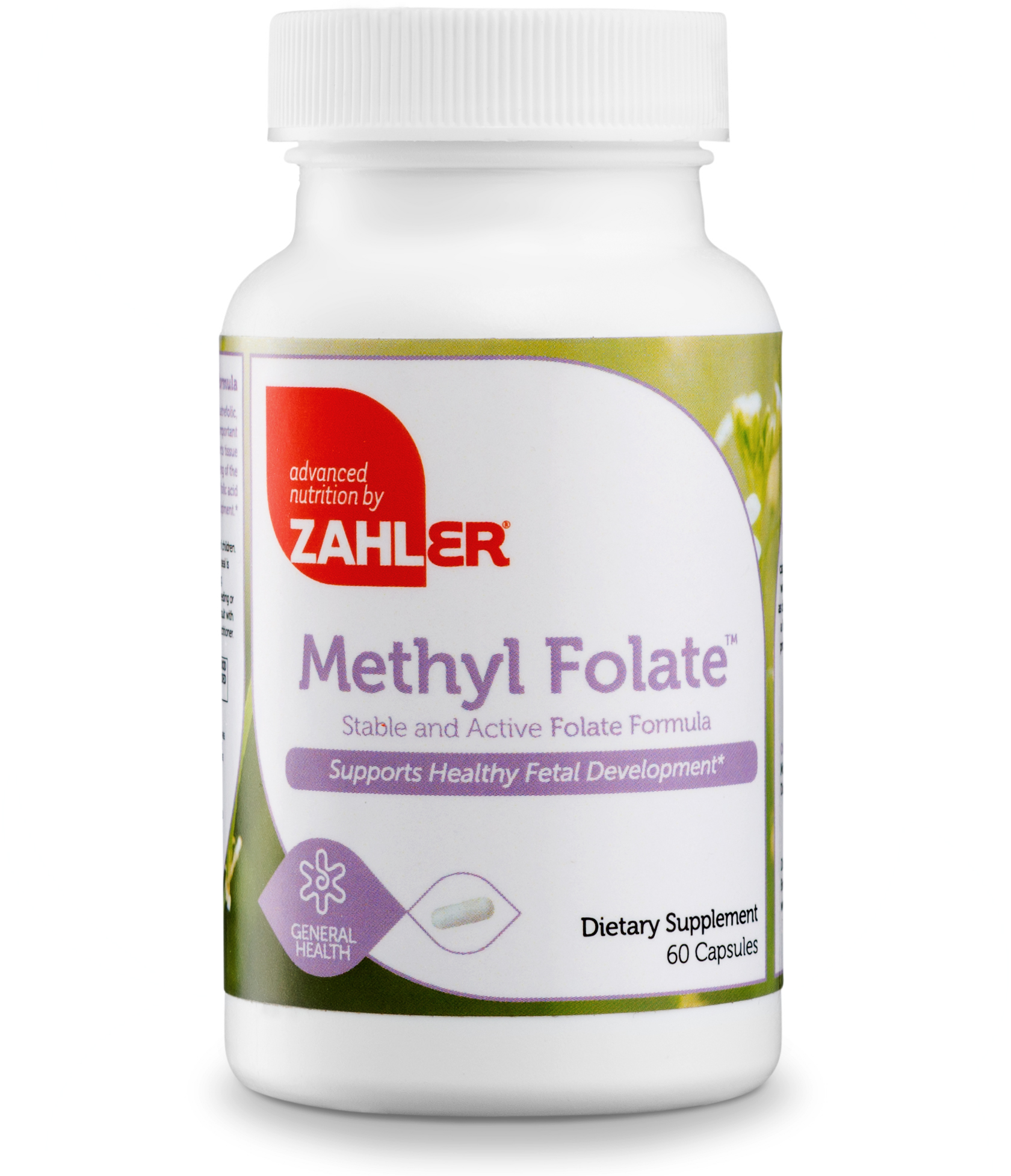 Zahler Methyl Folate (Quatrefolic Acid), 100MCG, Supports Healthy Fetal Development, Certified ...