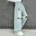 for Children Boy Girl Fall Summer Denim Fruit Banana Loose Fit Lounge ...