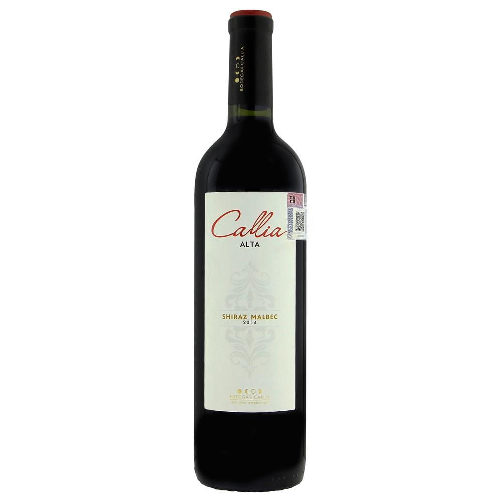 Caja de 6 Vino Tinto Callia Alta Shiraz Malbec 750 ml | Walmart en línea