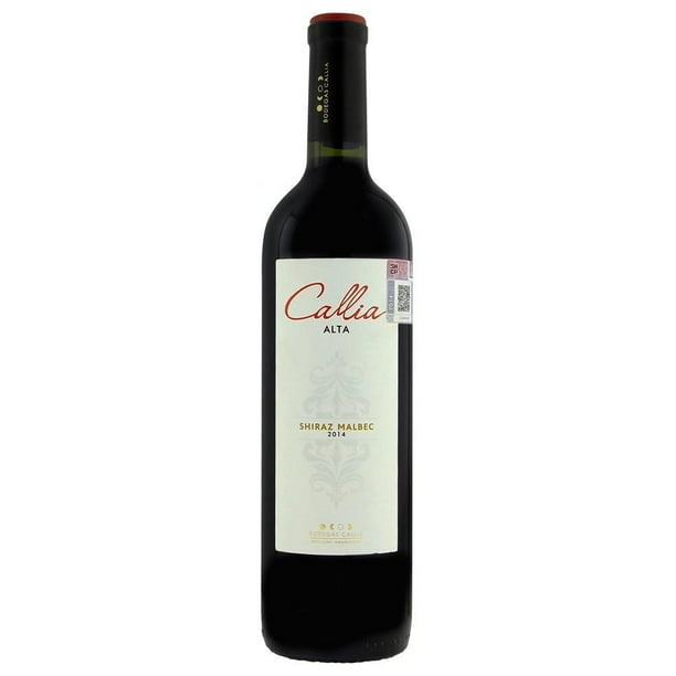 Caja de 6 Vino Tinto Callia Alta Shiraz Malbec 750 ml | Walmart en línea
