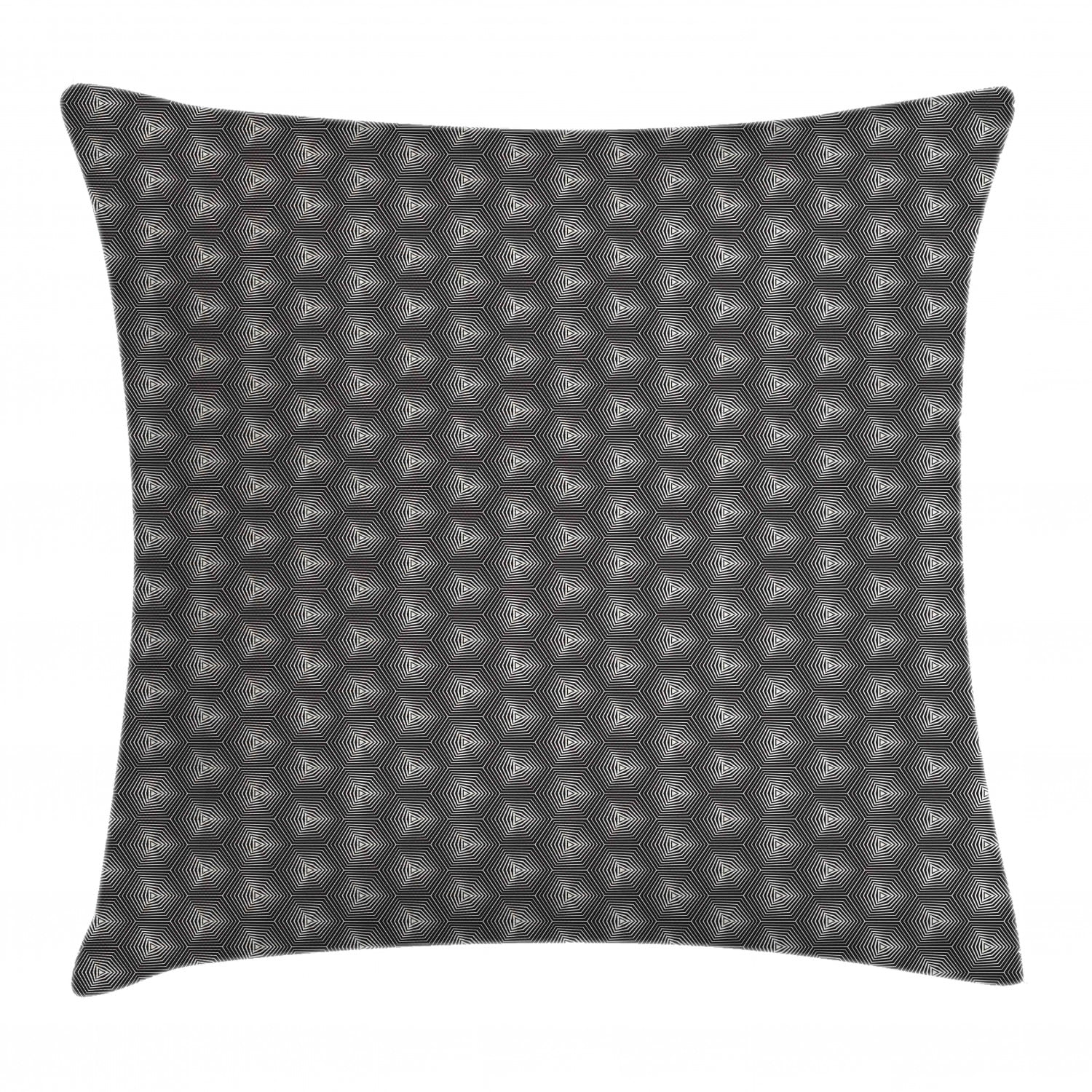 Lattice Throw Pillow Cushion Cover, Small Triangles and Abstract ...