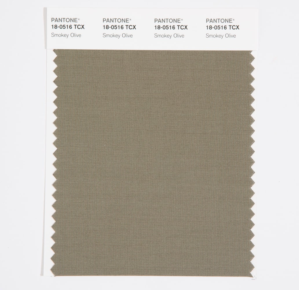 Pantone Cotton Swatch 18-0516 Smokey Olive - Walmart.com