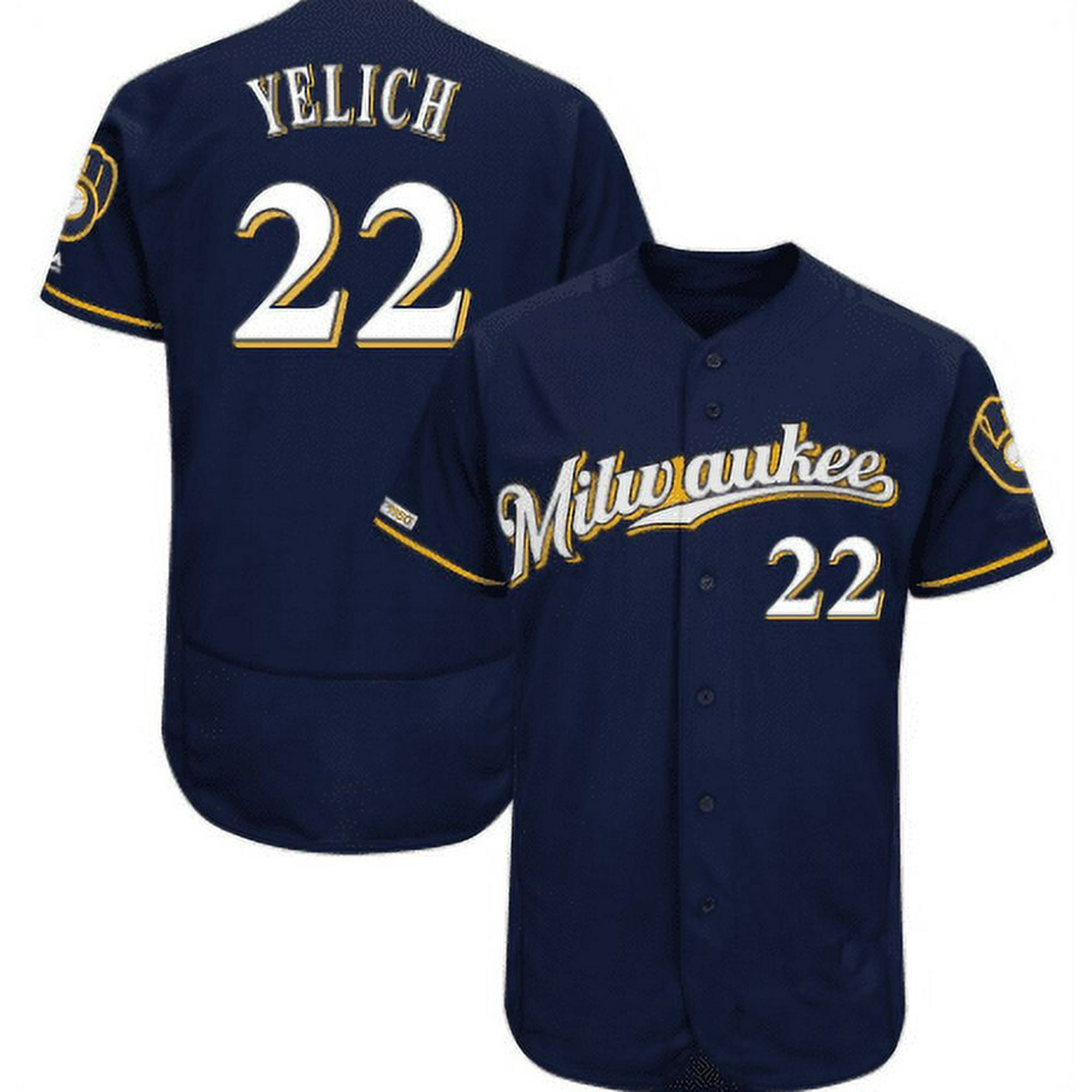 Click here for Diao Men Women Baseball Jersey Brewers Yelich 22#... prices
