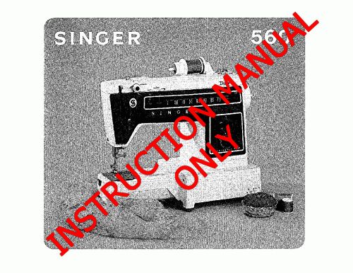 Singer 560 Sewing Machine/Embroidery/Serger Owners Manual - Walmart.com