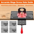Concealed Hinge Jig with Quick Clamp and Dust Vacuum Adapter 35mm ...