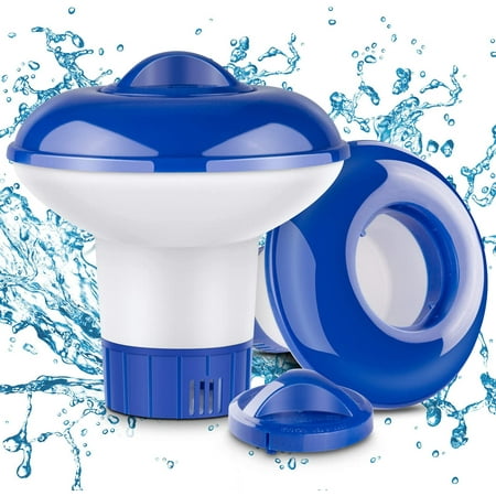 PERTTYUNG Floating Dispenser, Chlorine Dispenser Adjustable Flow Vents ...