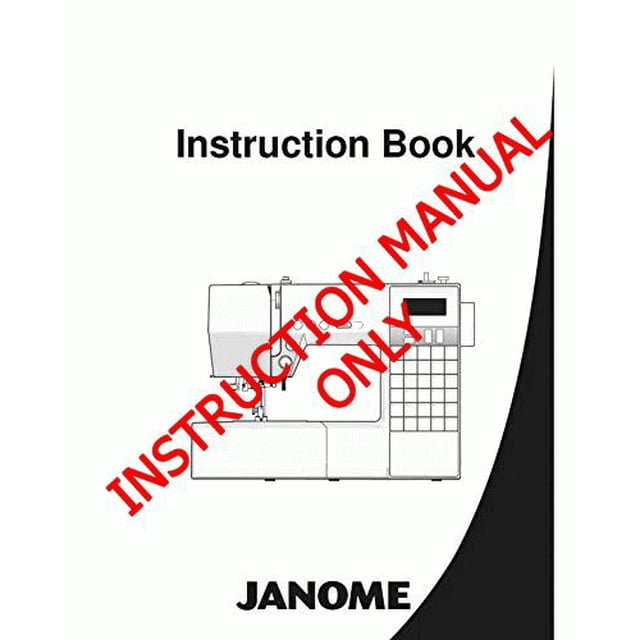 Janome Spare Part DC6030 Sewing Machine Instruction Manual Reprint ...