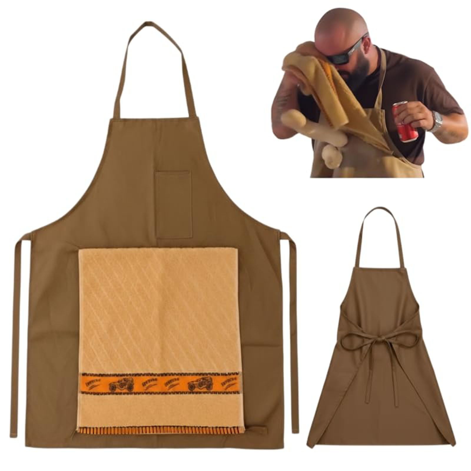 Click here for Hgoty Prank Apron Creative Prank Aprons For Men Th... prices