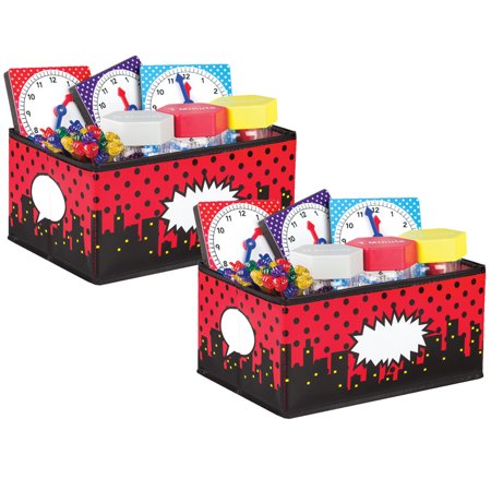 TEACHER CREATED RESOURCES (2 EA) SUPERHERO STORAGE BINS | Walmart Canada