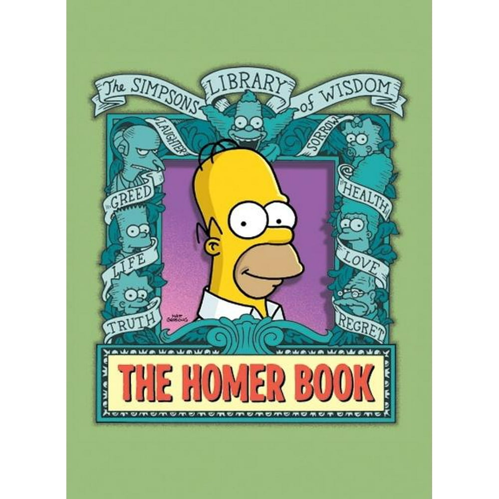 Simpsons Library of Wisdom: The Homer Book (Hardcover) - Walmart.com ...