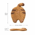 Cute Cat Butt Punch Needle Coaster Kit, 6 Feline Designs, All-Inclusive ...