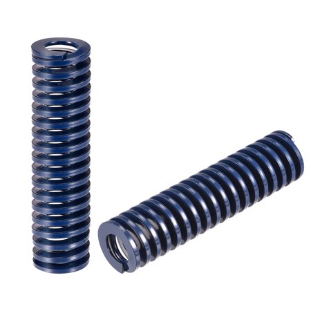 Uxcell Die Spring 2 Pack 20mm OD 80mm Long Spiral Stamping Light Load ...