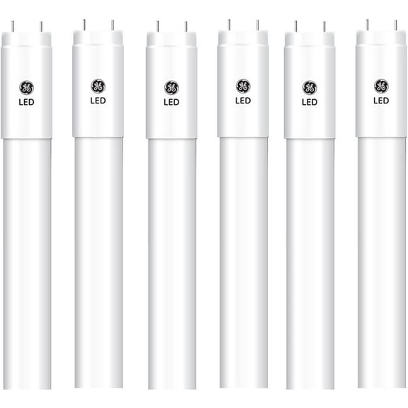 GE 13142 LED T8 Tube Light Bulb, 32W Equivalent, Cool White, 6500K ...