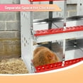 Confote 8 Compartments Metal Chicken Laying Box, Chicken Nesting Boxes ...