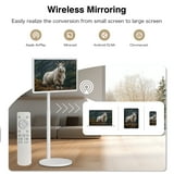 Wireless Portable TV on Wheels, Rolling Tablet with Smart Touch Screen ...