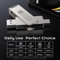 64GB USB Flash Drive, memzuoix Portable USB 3.2 Type-C Thumb Drive ...