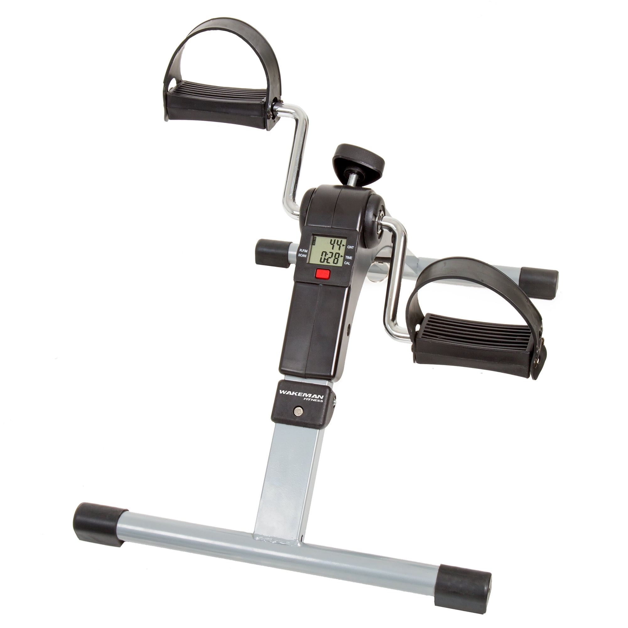 Folding Pedal Exercise Bike to Strengthen and Tone Legs or Arms With Electronic Display Great Cardio Exercise Bike for Seniors Office Workers Best Small Exercise Equipment for the Home