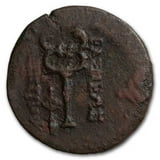 Kingdom of Bactria Demetrius I AE Trichalkon (200-185 BC) Ch VF ...