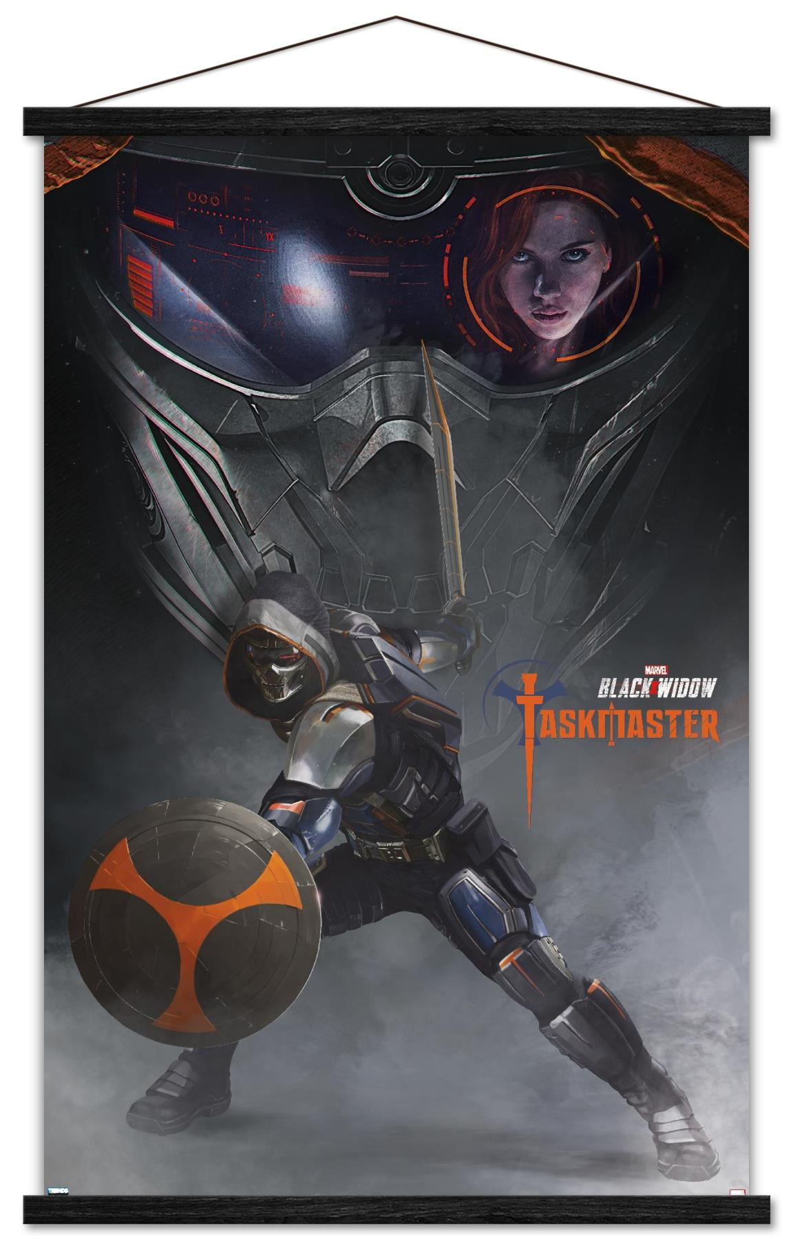 Marvel: Year of the Shield - Taskmaster Wall Poster with Wooden ...