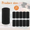 10 Pcs Black Sport Finger Sleeves Elastic Protectors Compression ...