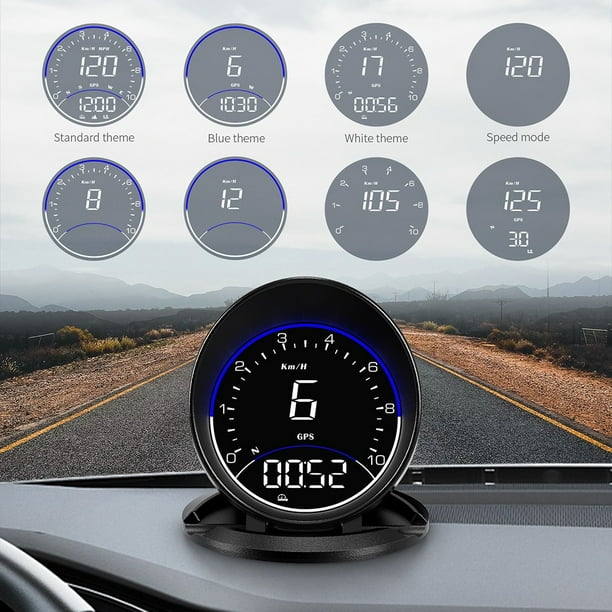 Digital G6 Car GPS MPH/KM/h HUD Head Up Display Gauge