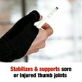 ACE Brand Deluxe Thumb Stabilizer, Adjustable Brace, Black - Walmart.com