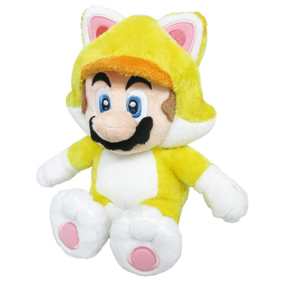 Super Mario Bros. Cat Mario Plush - Walmart.com - Walmart.com