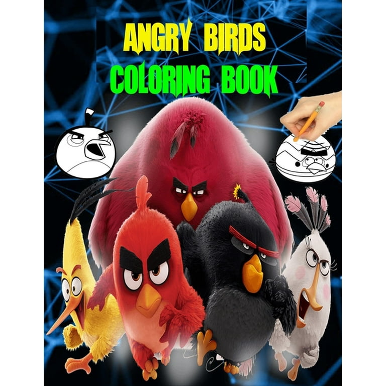 Red Angry Bird Coloring Pages