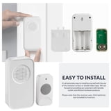 Newhouse Hardware WCMB Wireless Door Chime Kit with Remote, 250 ft ...