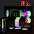 Flexible RGB LED Light Strip Bar ARGB Board Cover For Computer Power ...